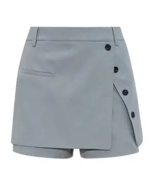 IRO PARIS Belt Loop Shorts - Gray