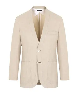 Brioni Linen, Wool And Silk Jardigan - Beige