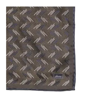 Brioni Printed Square Scarf