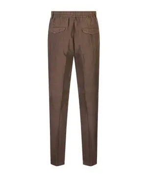 Peserico Drawstring Waist Pleated Trousers