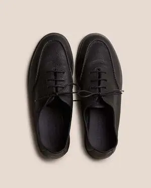 Hereu Juliol Moccasin Lace-up Shoes - Black