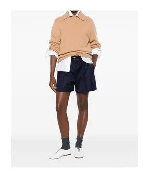 Celine Wool Twill Shorts