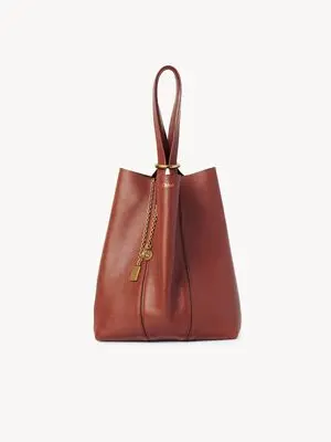 Chloé Ring Detail Shoulder Bag - Blush Brown
