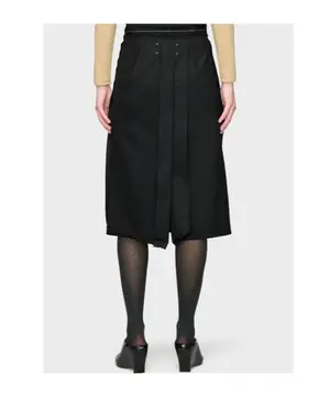 MAISON MARGIELA Pleated Midi Skirt