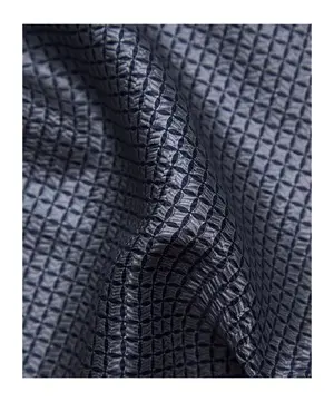 Brioni Sky And Midnight Micro Motif Silk Pocket Square - Blue