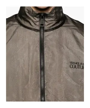 Versace Logo-print Zip-up Jacket