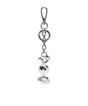MAISON MARGIELA Candy Charm Chain Keyring - Silver