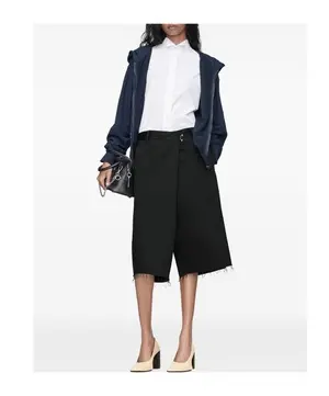MAISON MARGIELA Raw Hem Bermuda Shorts