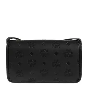 Mcm Flap Shoulder Bag With Monogram