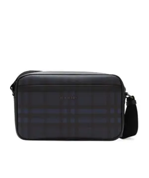 Burberry City Check Shoulder Bag - Navy