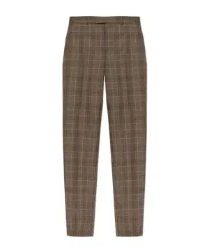 Alexander McQueen Casual Pants With Belt Loops - Brown
