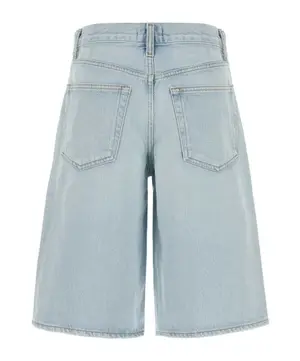 AGOLDE Ramona Bermuda Jeans - Gray
