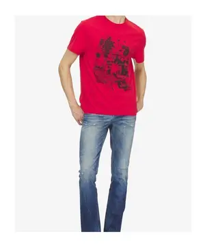Alexander McQueen Graphic Printed T-shirt - Red