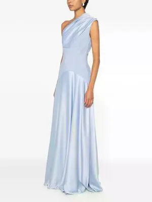 Solace London Gabriela One-shoulder Maxi Dress