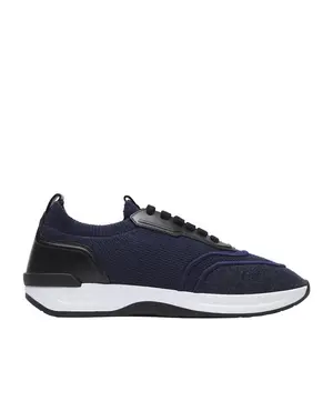 Brioni Knit Lace-up Sneakers