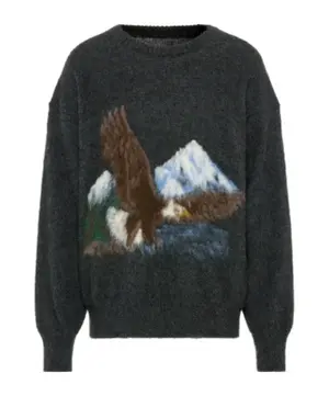 MAISON MARGIELA Intarsia Landscape Sweater - No