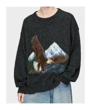 MAISON MARGIELA Intarsia Landscape Sweater
