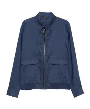 Brioni Long Sleeve Jacket - Blue