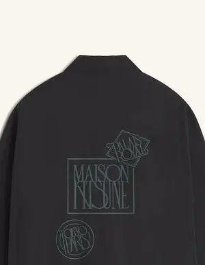 Maison Kitsuné Logo-print Buttoned Jacket