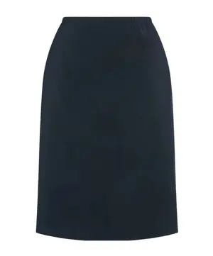 THE ROW Ivera Elasticated-waistband Midi Skirt - Black