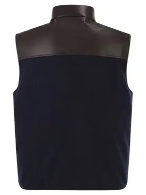 Brunello Cucinelli Sleeveless Down Vest With High Collar