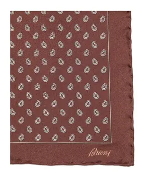 Brioni Printed Square Scarf
