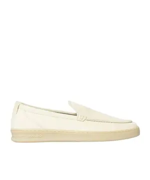 Woolrich Suede Slip-on Loafers - White