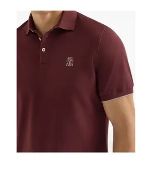 Brunello Cucinelli Cotton-piqué Polo Shirt With Logo