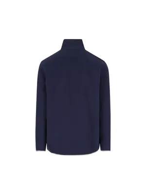 Brunello Cucinelli Otium Animi Apres-ski" Embroidered Half-zip Knitted Sweater