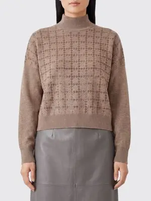 Brunello Cucinelli Sequined Turtleneck Knitted Sweater - Brown