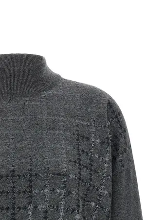 Brunello Cucinelli Sequined Turtleneck Long Sleeve Knitwear