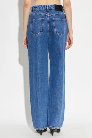 IRO PARIS Distressed Wide-leg Jeans