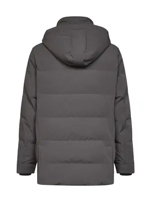 Brunello Cucinelli Zip Up Hooded Coat