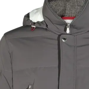 Brunello Cucinelli Zip Up Hooded Coat
