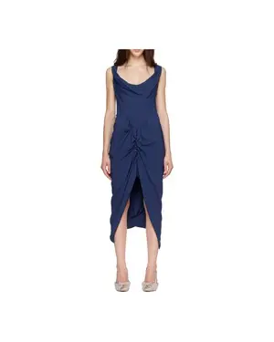VIVIENNE WESTWOOD Draped Sleeveless Dress