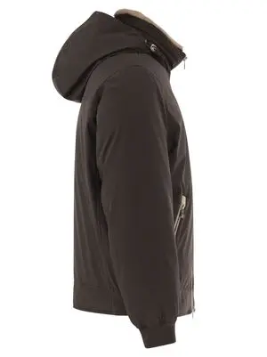 Brunello Cucinelli Shearling Collar Down Jacket - No