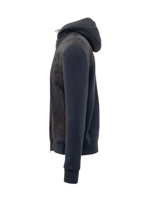 Brunello Cucinelli Zip-up Hooded Jacket - Black