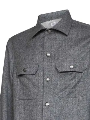 Brunello Cucinelli Virgin Wool Shirt