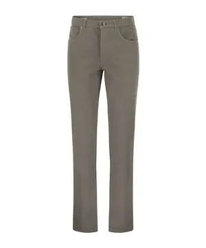 Brunello Cucinelli Belt Loop Casual Pants - Gray