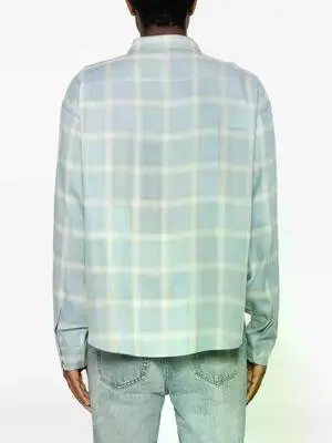 COLE BUXTON Check-pattern Stud-embellished Shirt