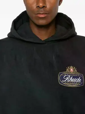Rhude Logo-print Cotton Hoodie