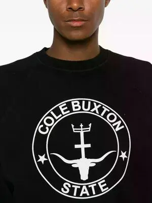 COLE BUXTON Logo Print Raglan Sleeve Sweatshirt