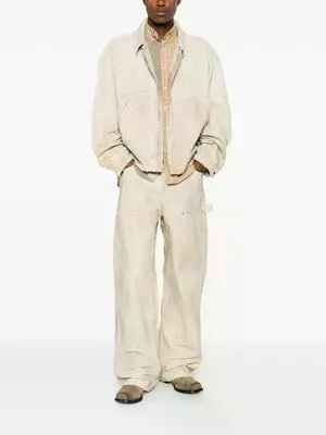 COLE BUXTON Distressed Panelled Jacket