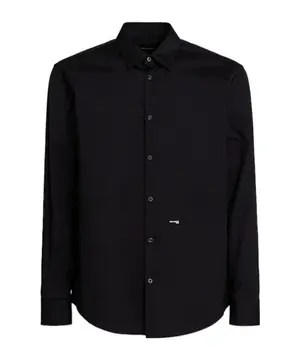 Dsquared2 Relax Dan Cotton Blend Shirt - Black