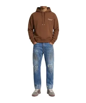 Dsquared2 Relaxed Fit Hoodie With Signature Logo