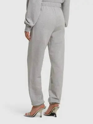 Attico Elastic Waist Sweatpants With Letter Pattern