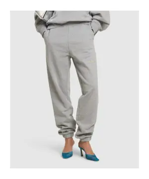 Attico Elastic Waist Sweatpants With Letter Pattern