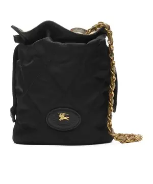 Burberry Horseshoe Chain Pouch Bag