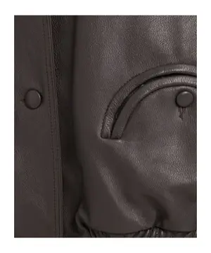 BLAZÉ MILANO Leather Bomber Jacket - No