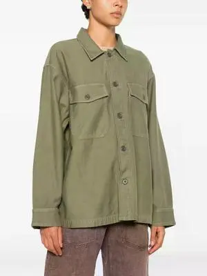 NILI LOTAN Howard Button-up Chest Pocket Shirt